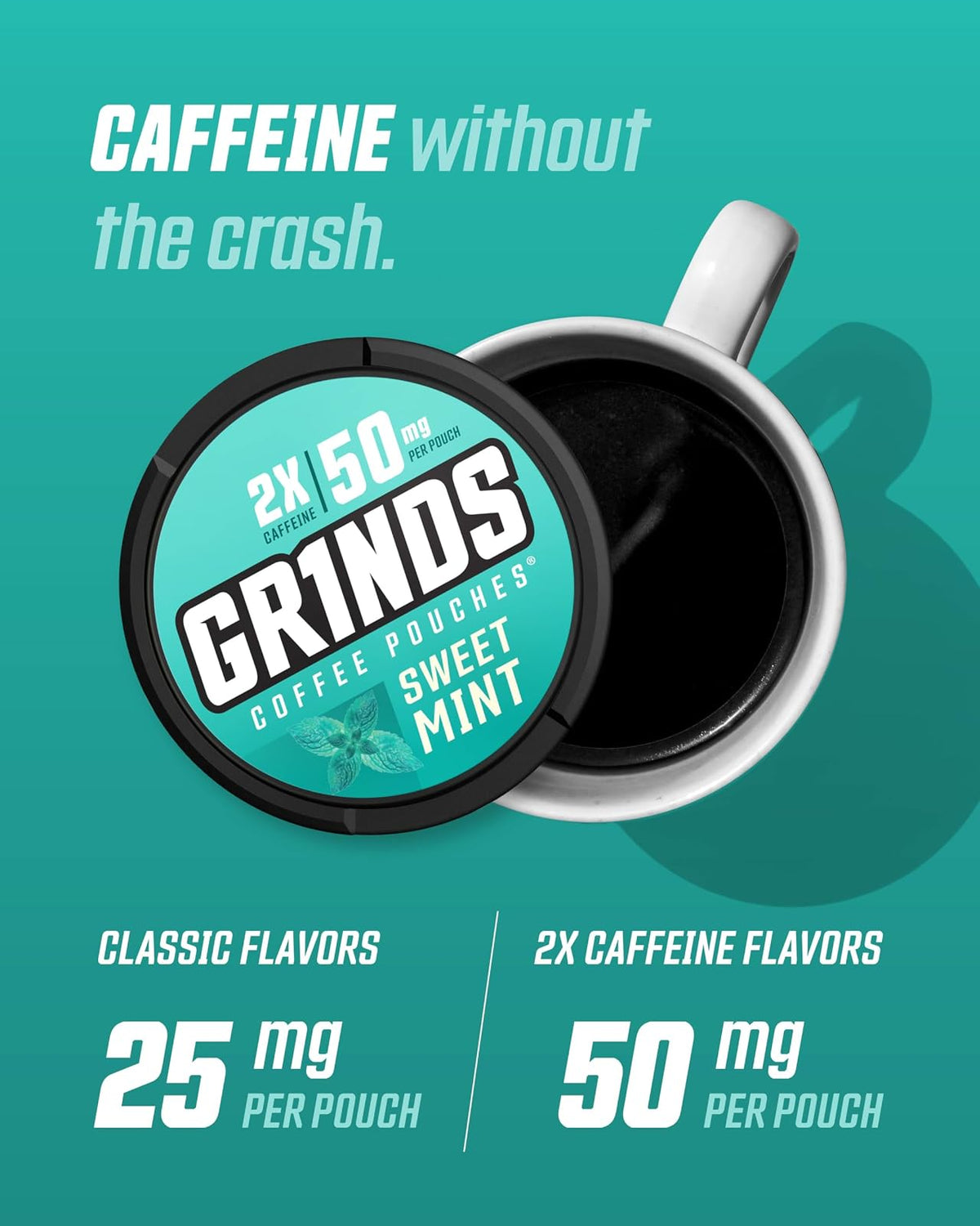 Endurance coffee pouches for athletes