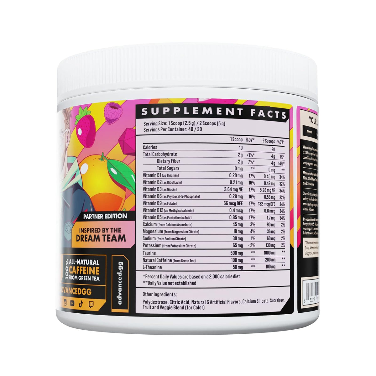 Endurance drink mix for improved performance