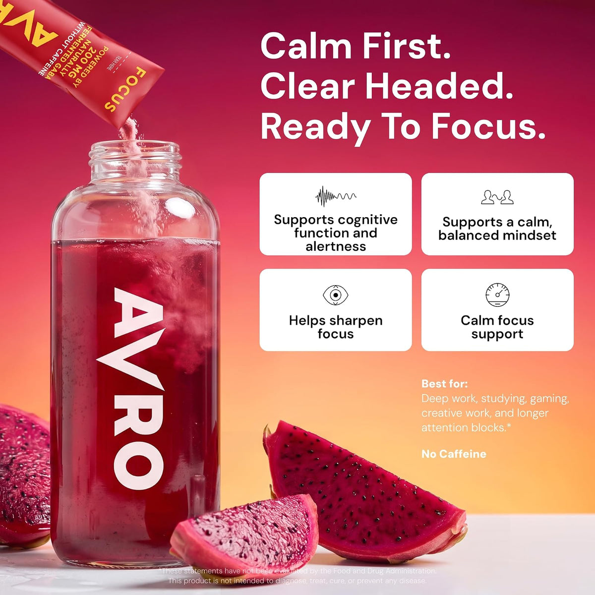 Endurance drink mix with dragon fruit flavour