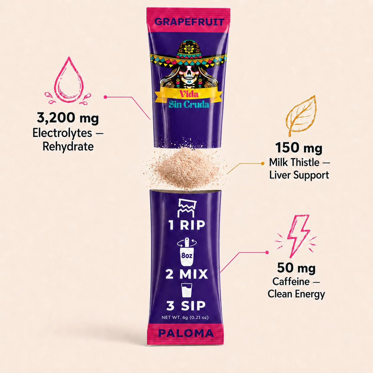 endurance energy drink mix packets