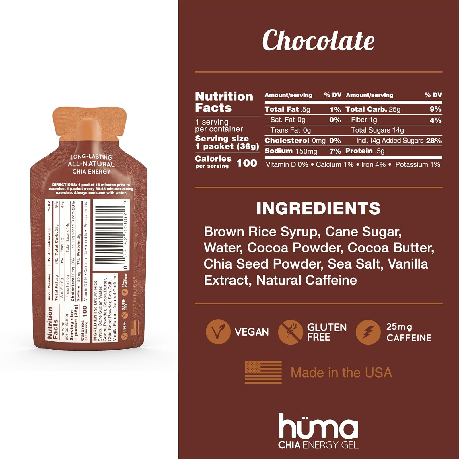 endurance energy gel with caffeine