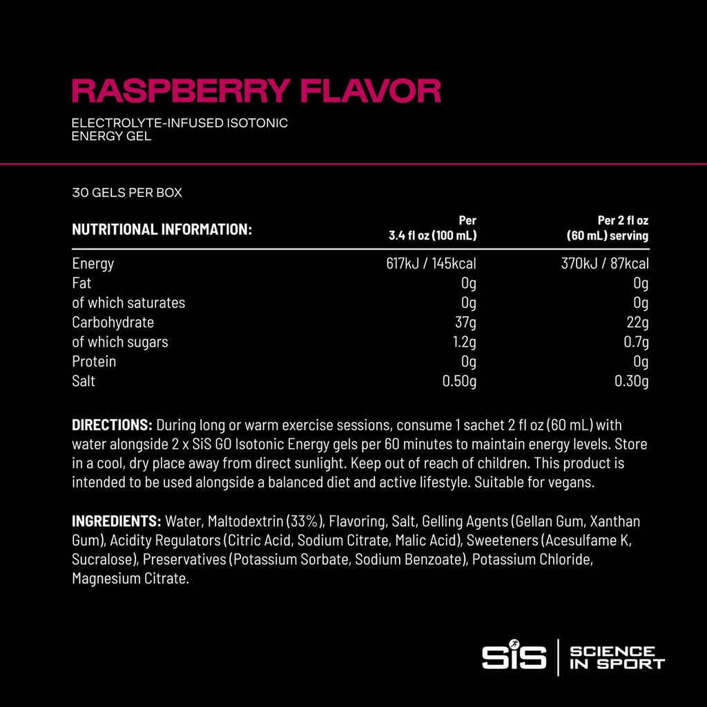 Endurance gel with 22 g carbs
