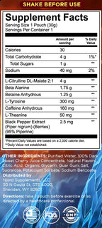 endurance shot with caffeine