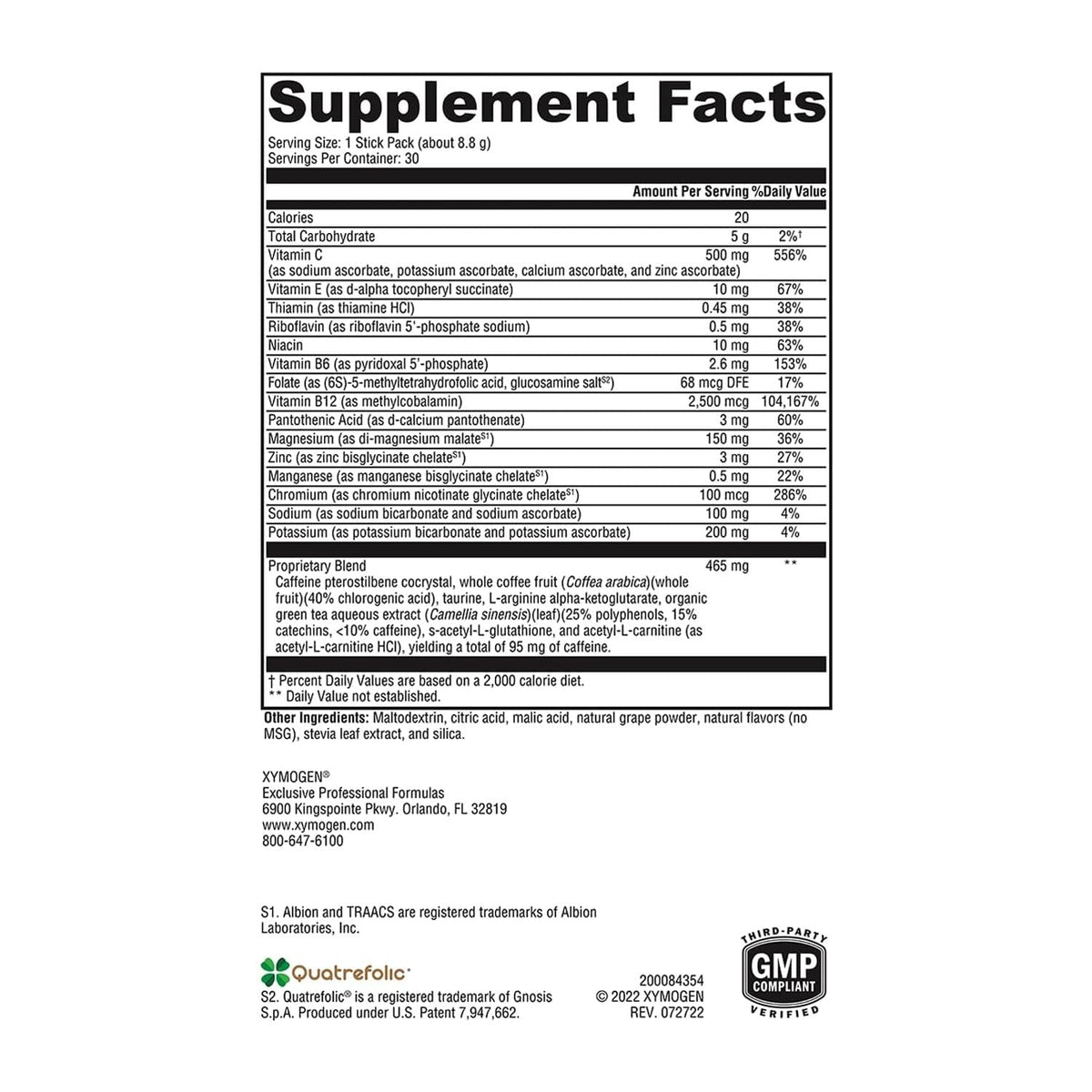 endurance supplement for athletes XYMOGEN