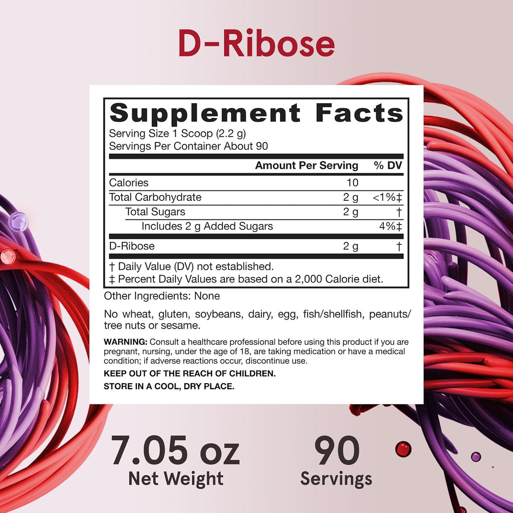 Endurance supplement with Jarrow D-Ribose