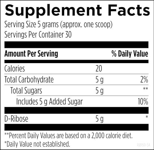 Endurance support with D-Ribose powder