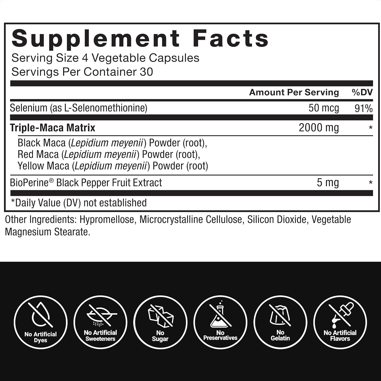 Endurance support with Maca capsules