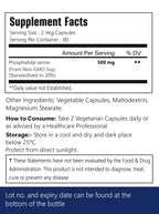 Endurance support with Phosphatidylserine