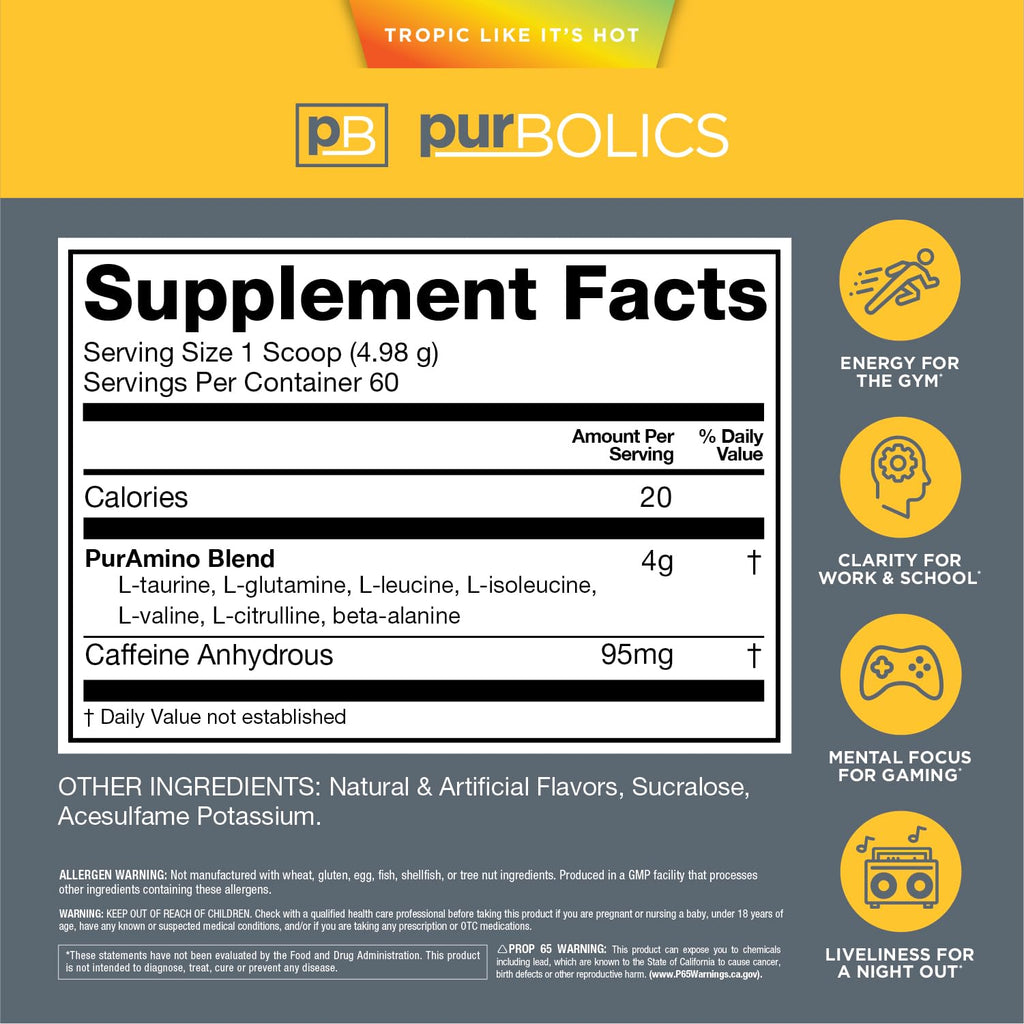 Endurance support with Purbolics Aminos