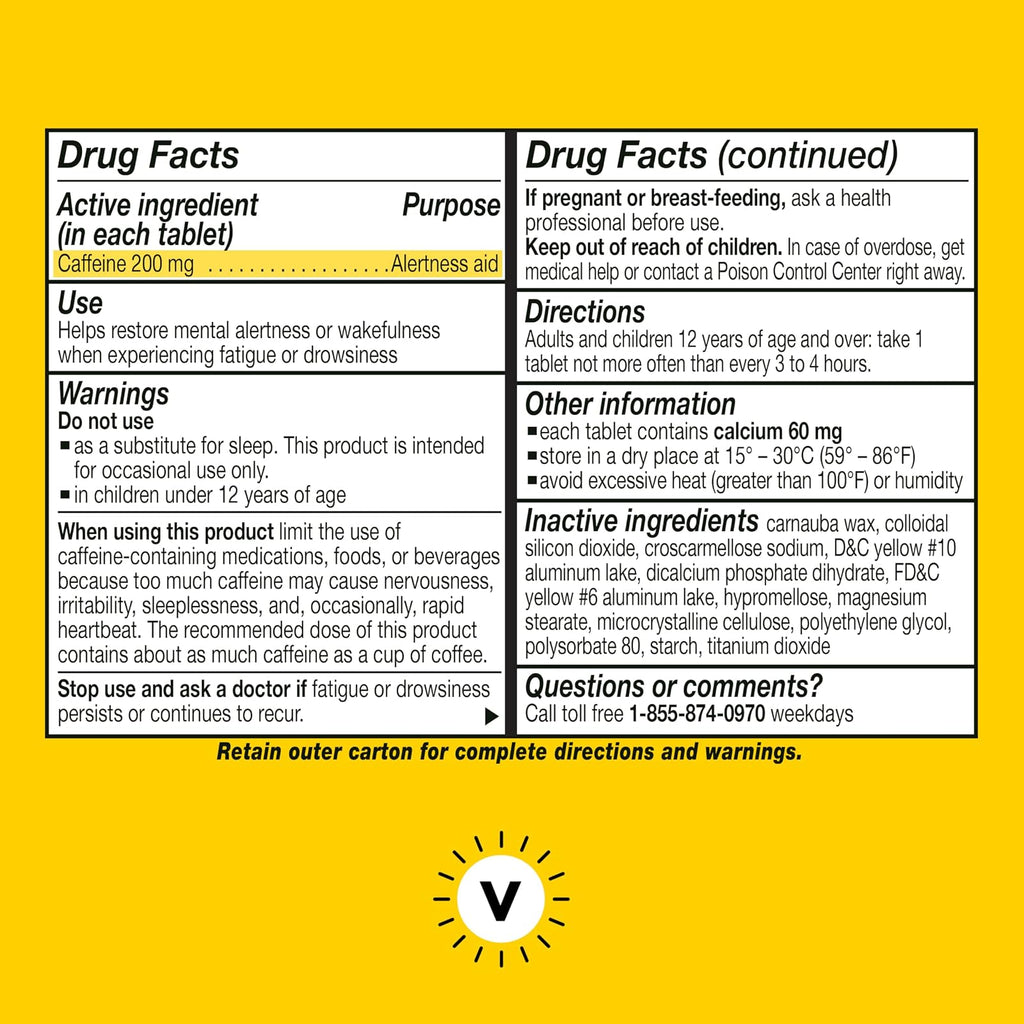 endurance support with Vivarin caffeine