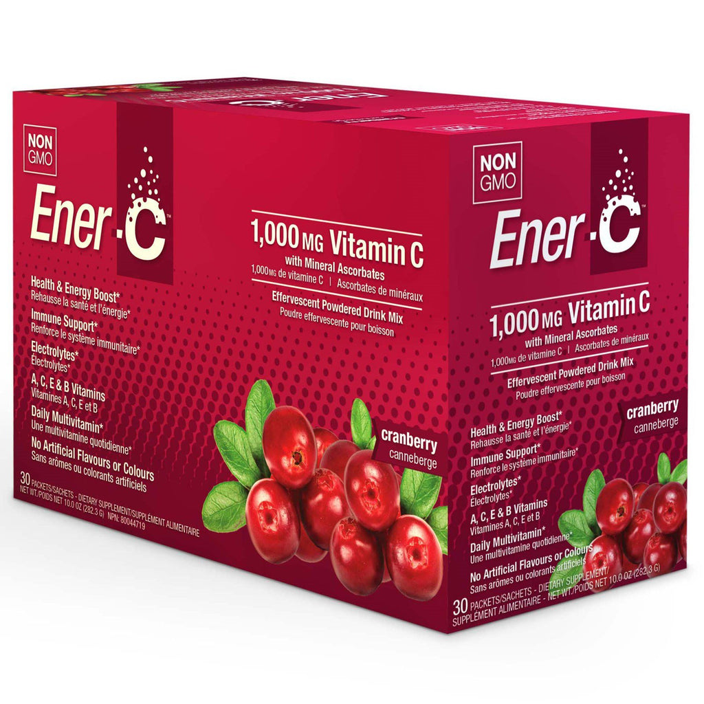 Ener-C cranberry packets for hydration