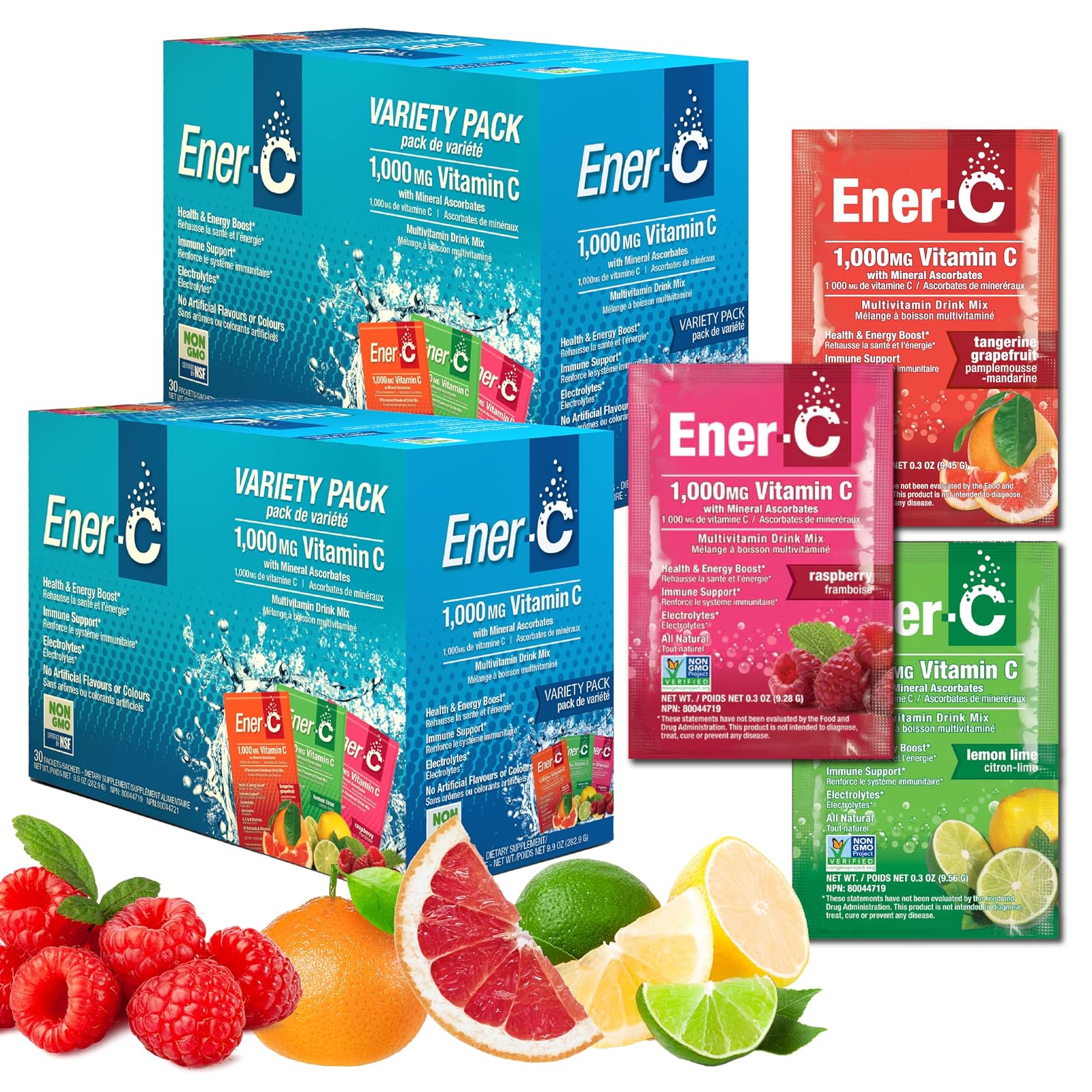 Ener-C multivitamin drink mix variety