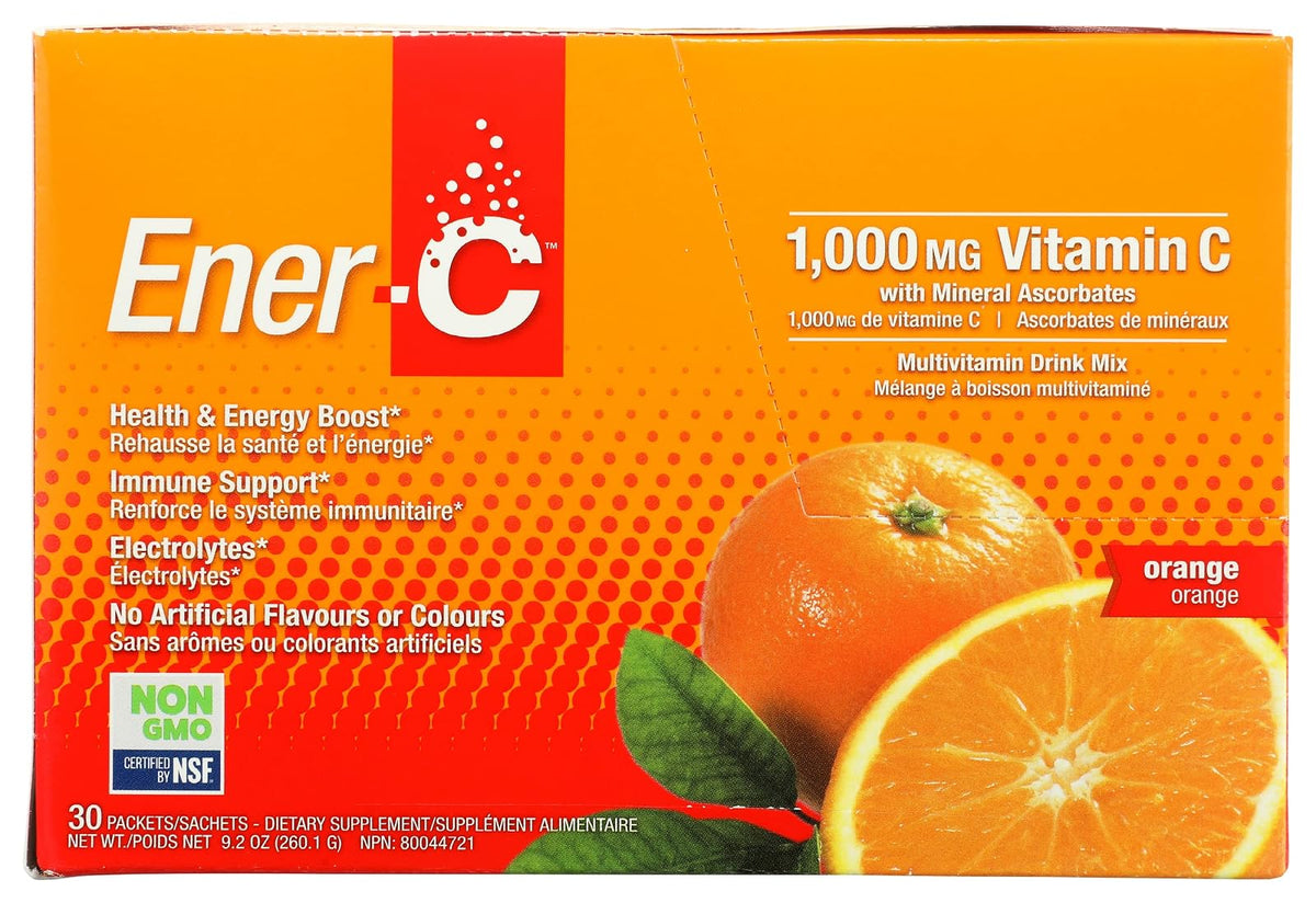 Ener-C Vitamin C orange flavour packets