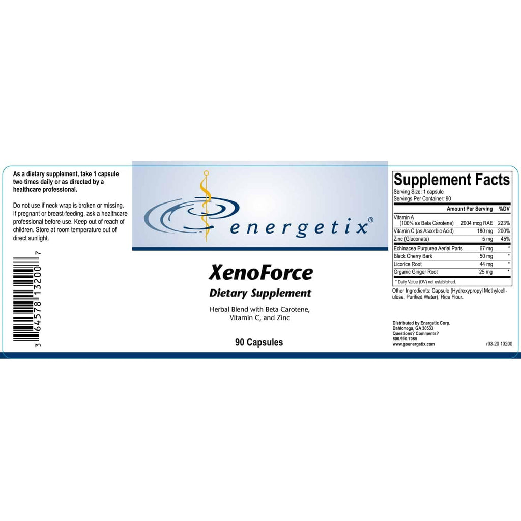 Energetix Xenoforce daily energy boost capsules