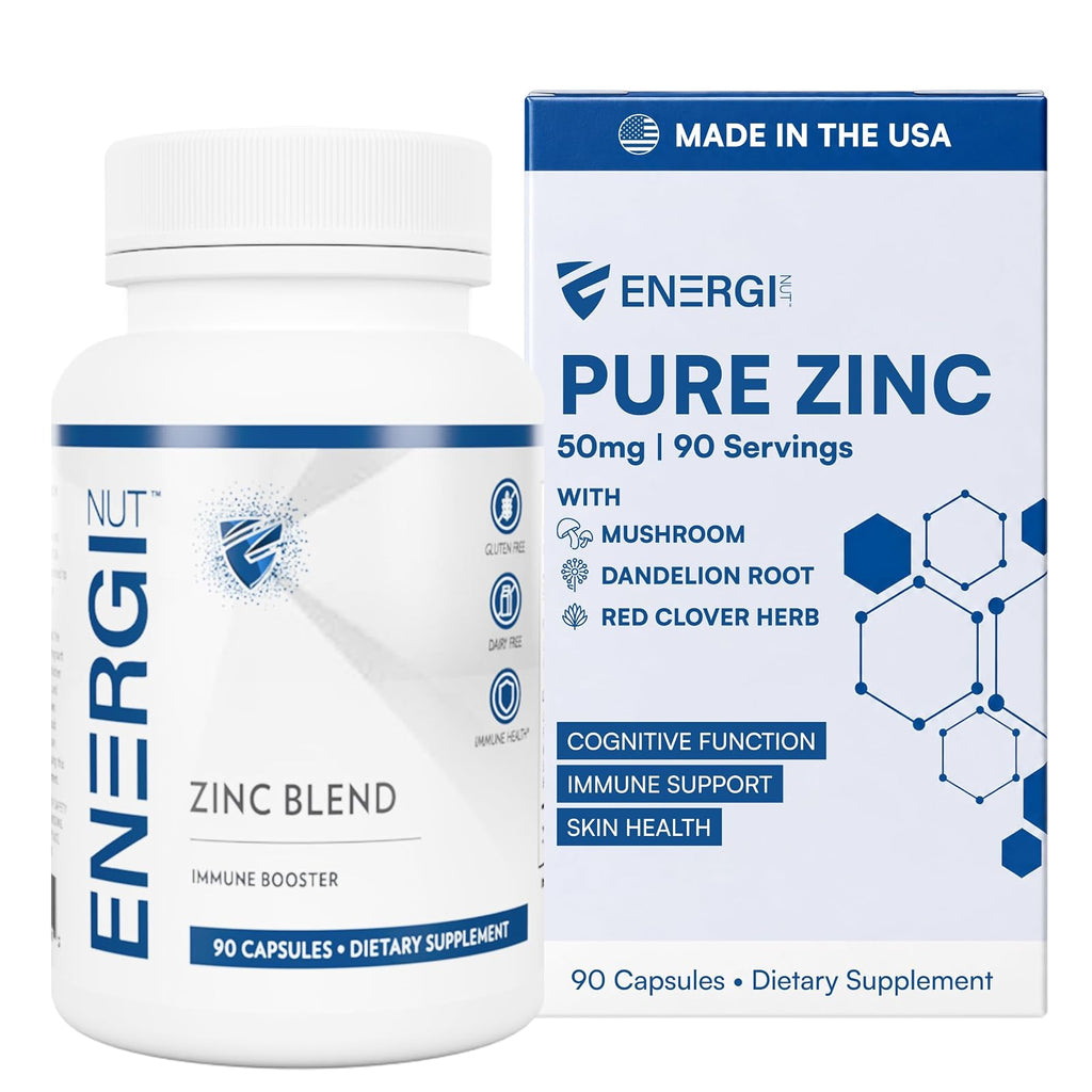 Energi zinc chelate supplement capsules