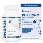 Energi zinc chelate supplement capsules