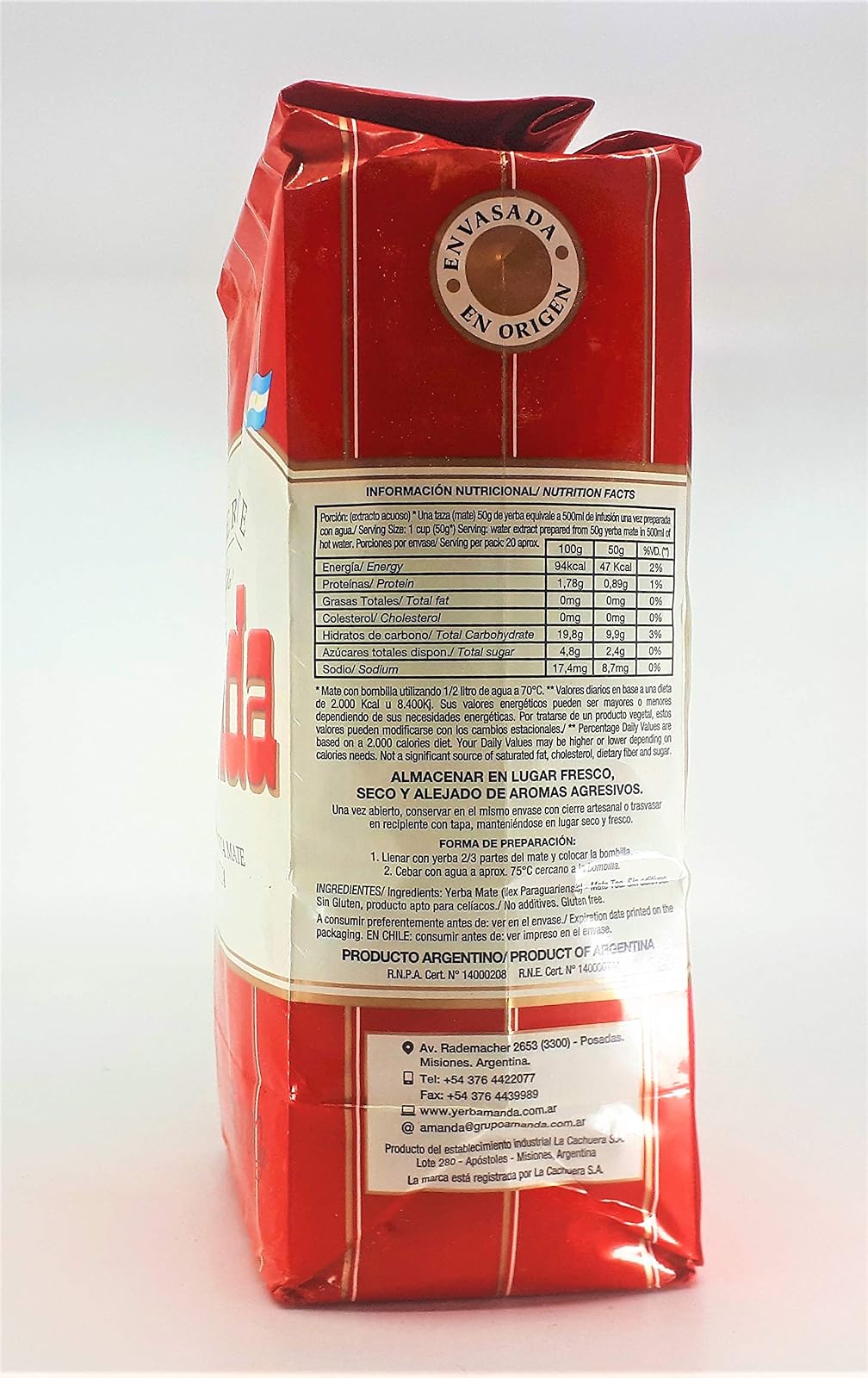 energizing Amanda yerba mate blend