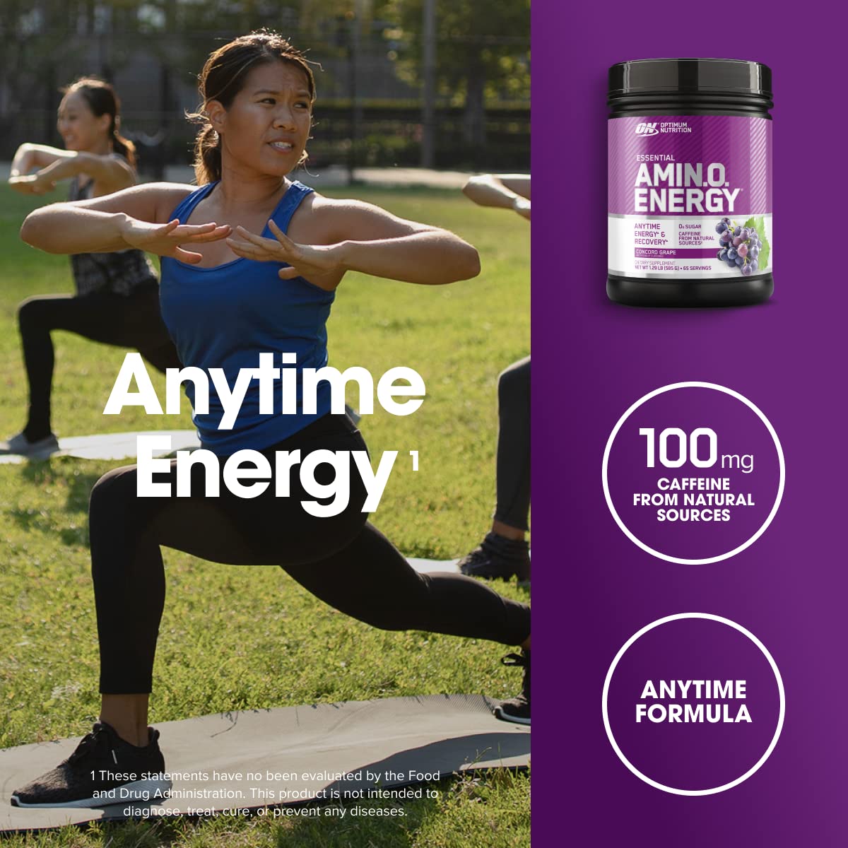 Energizing amino energy powder drink