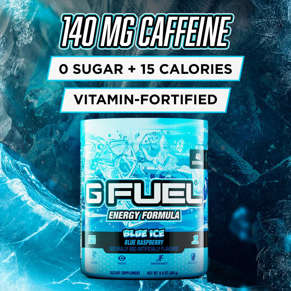 energizing Blue Ice drink mix