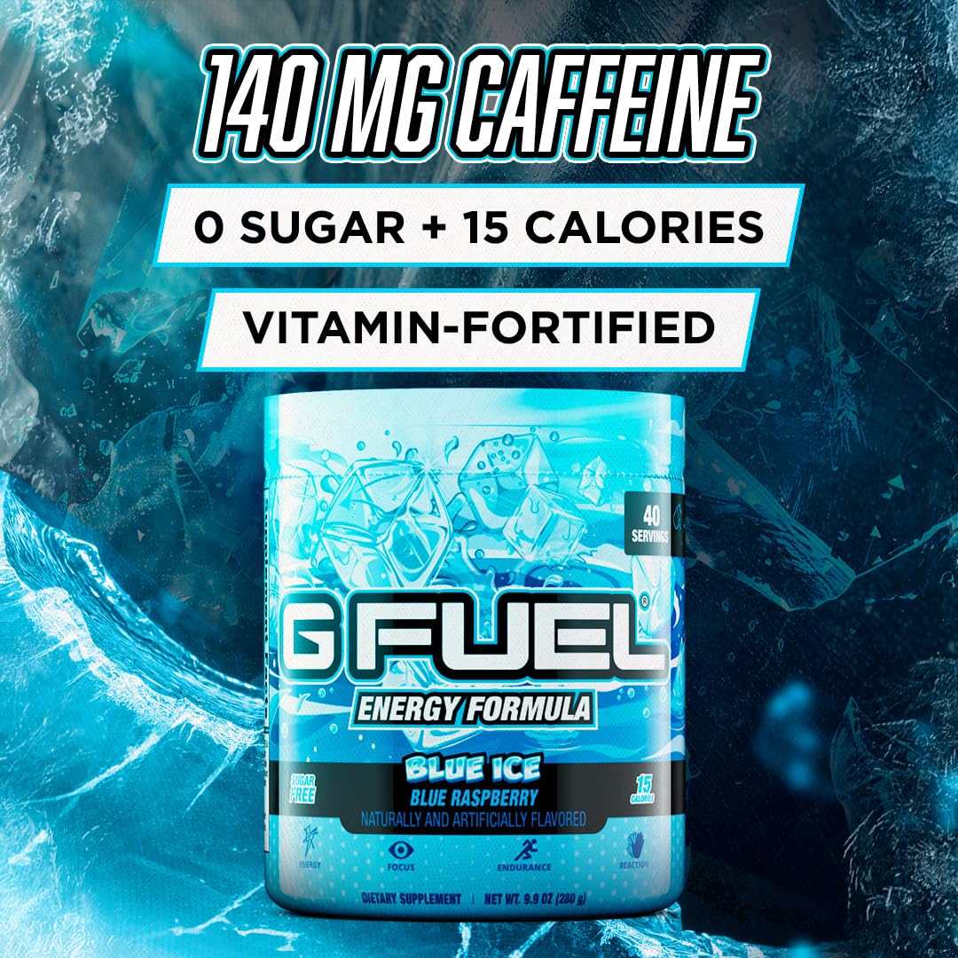 energizing Blue Ice drink mix