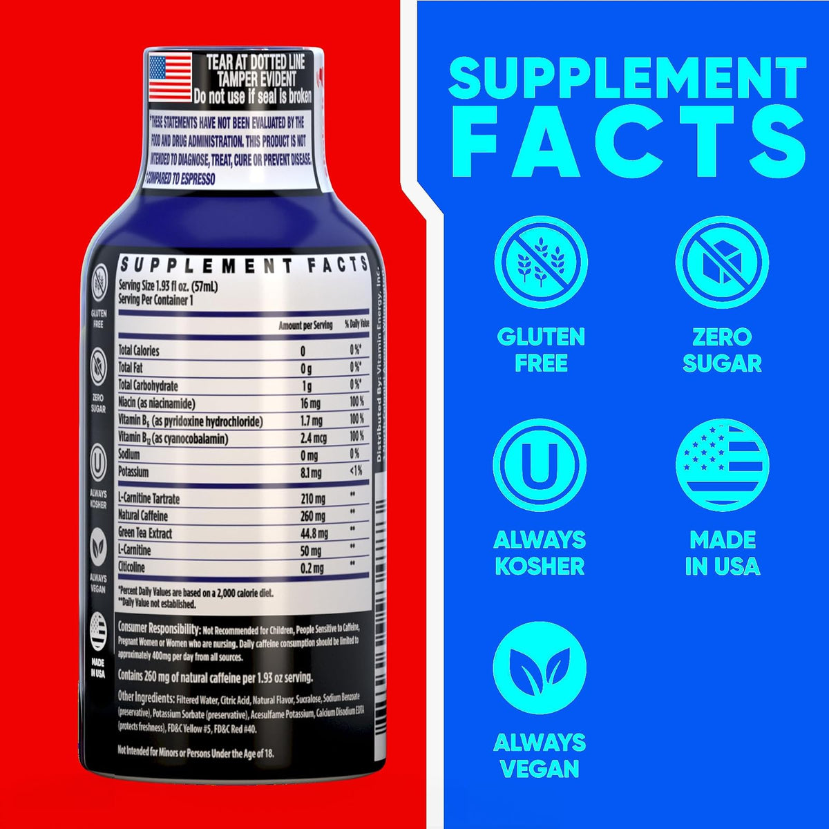 energizing blue raspberry gel shots