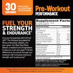 energizing blue razz pre workout supplement
