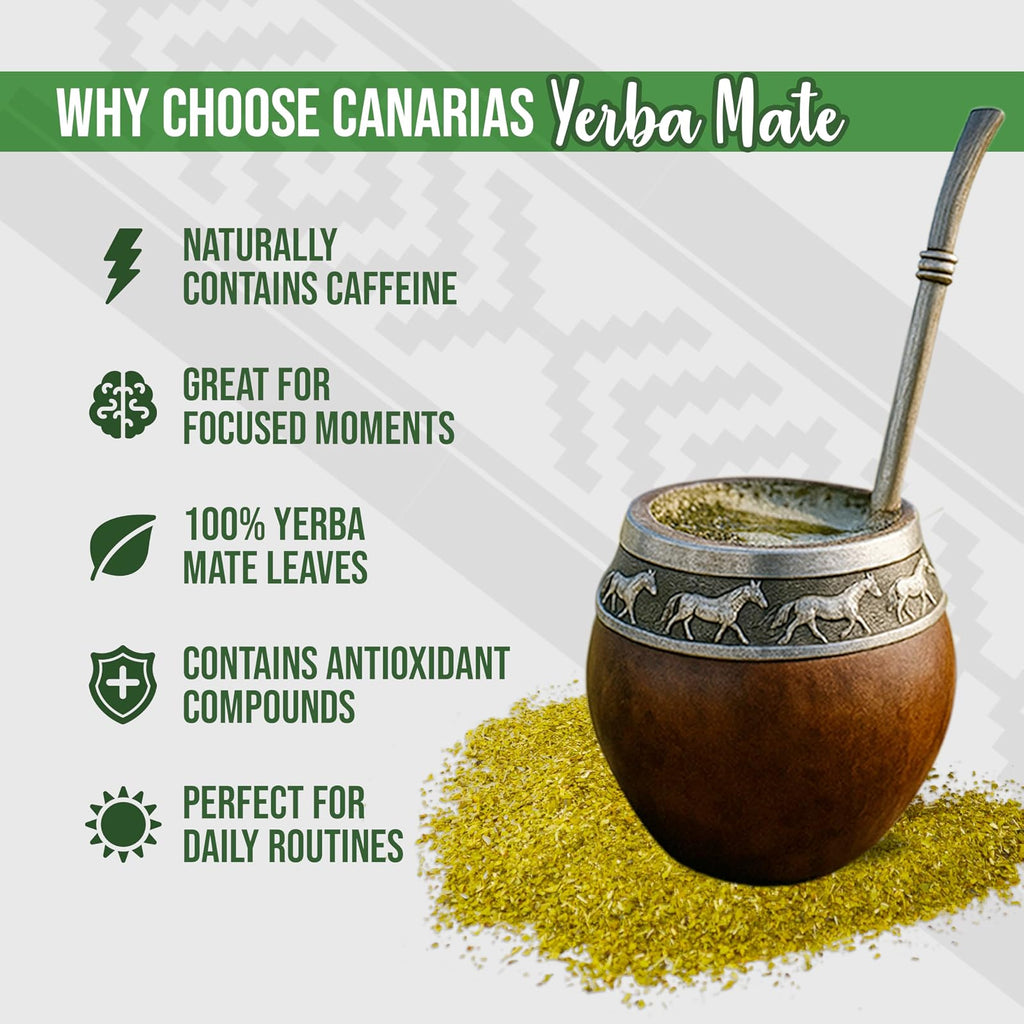 energizing Canarias yerba mate blend