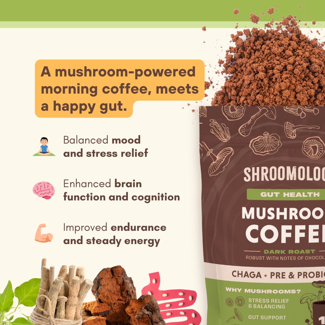 energizing chaga mushroom beverage