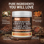 energizing chaga mushroom coffee drink