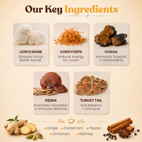 energizing Cordyceps mushroom drink
