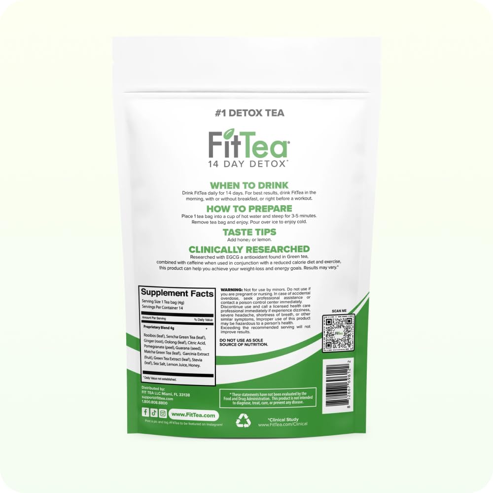 energizing FitTea detox tea