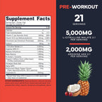 energizing fruit punch pre workout supplement