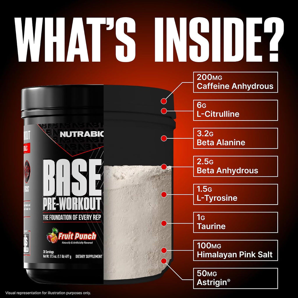 energizing fruit punch pre-workout supplement
