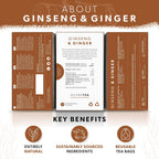 energizing ginger and ginseng tea
