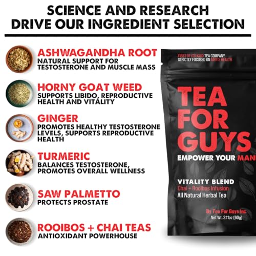energizing ginger tea for men