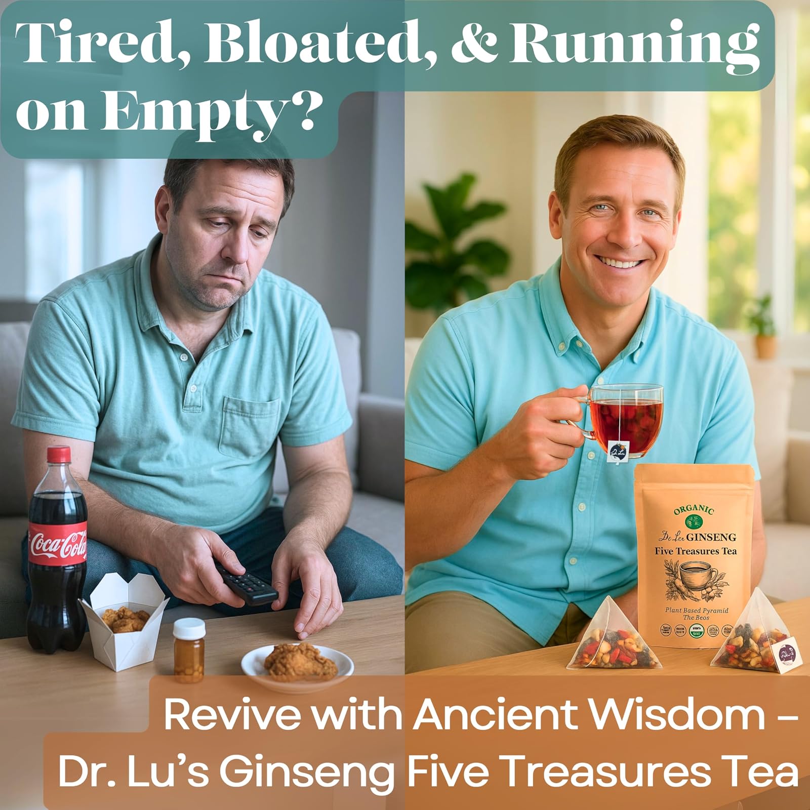 energizing ginger tea pyramid bags