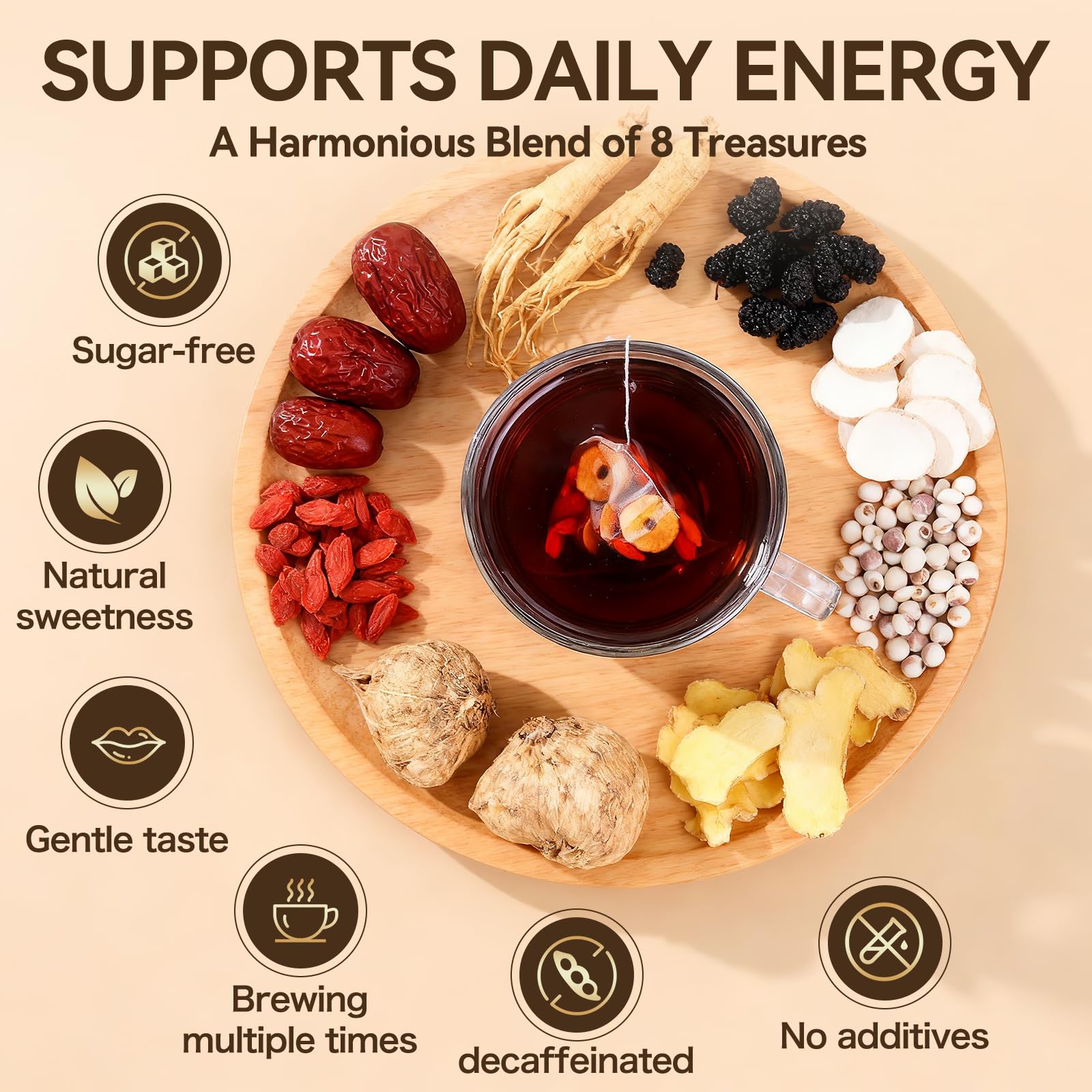 energizing ginger tea with herbs