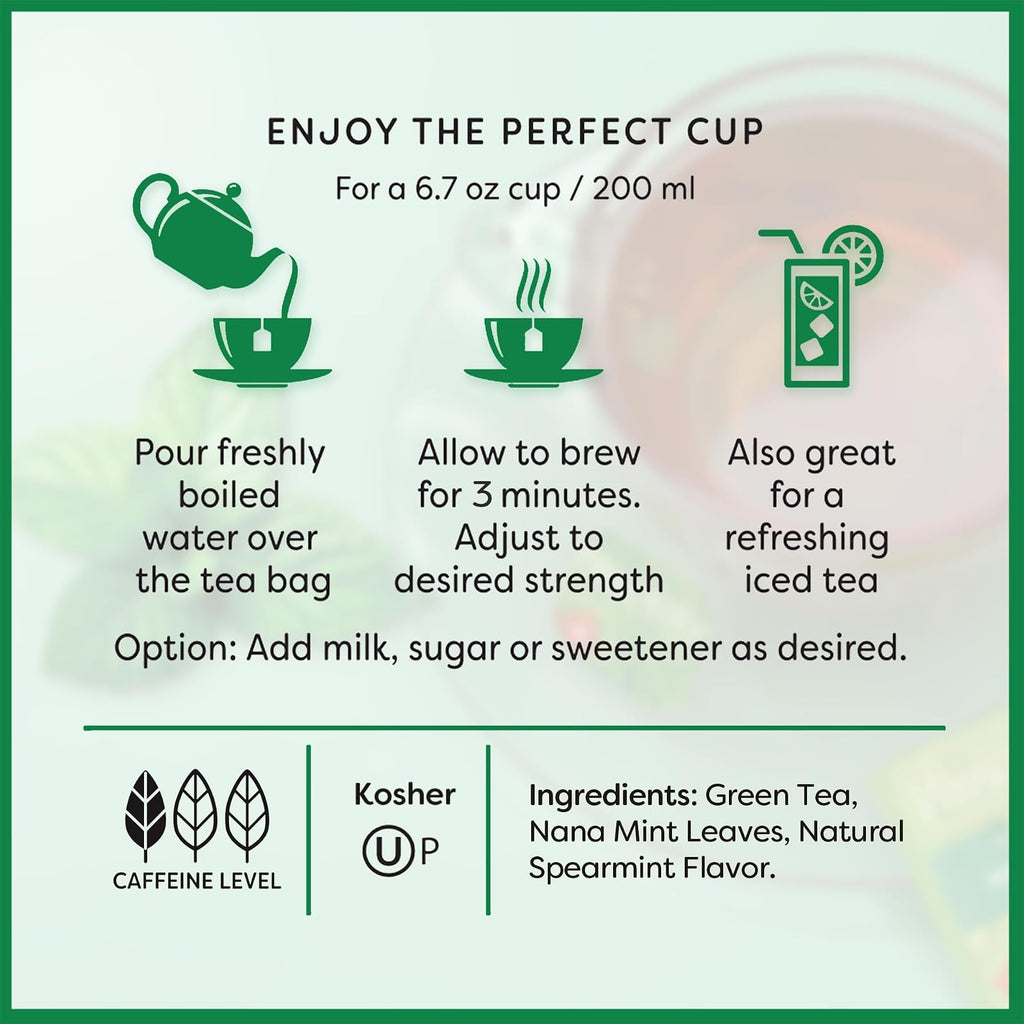 energizing ginger tea with Nana Mint