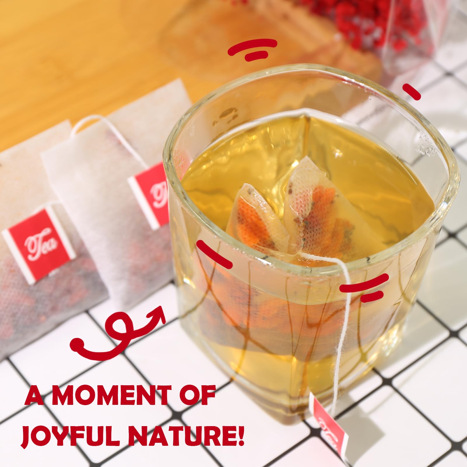 energizing Goji Berry tea for mornings