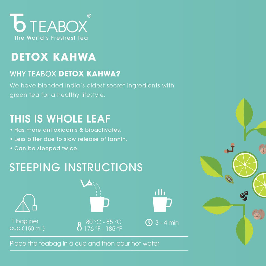 energizing green tea bags for vitality