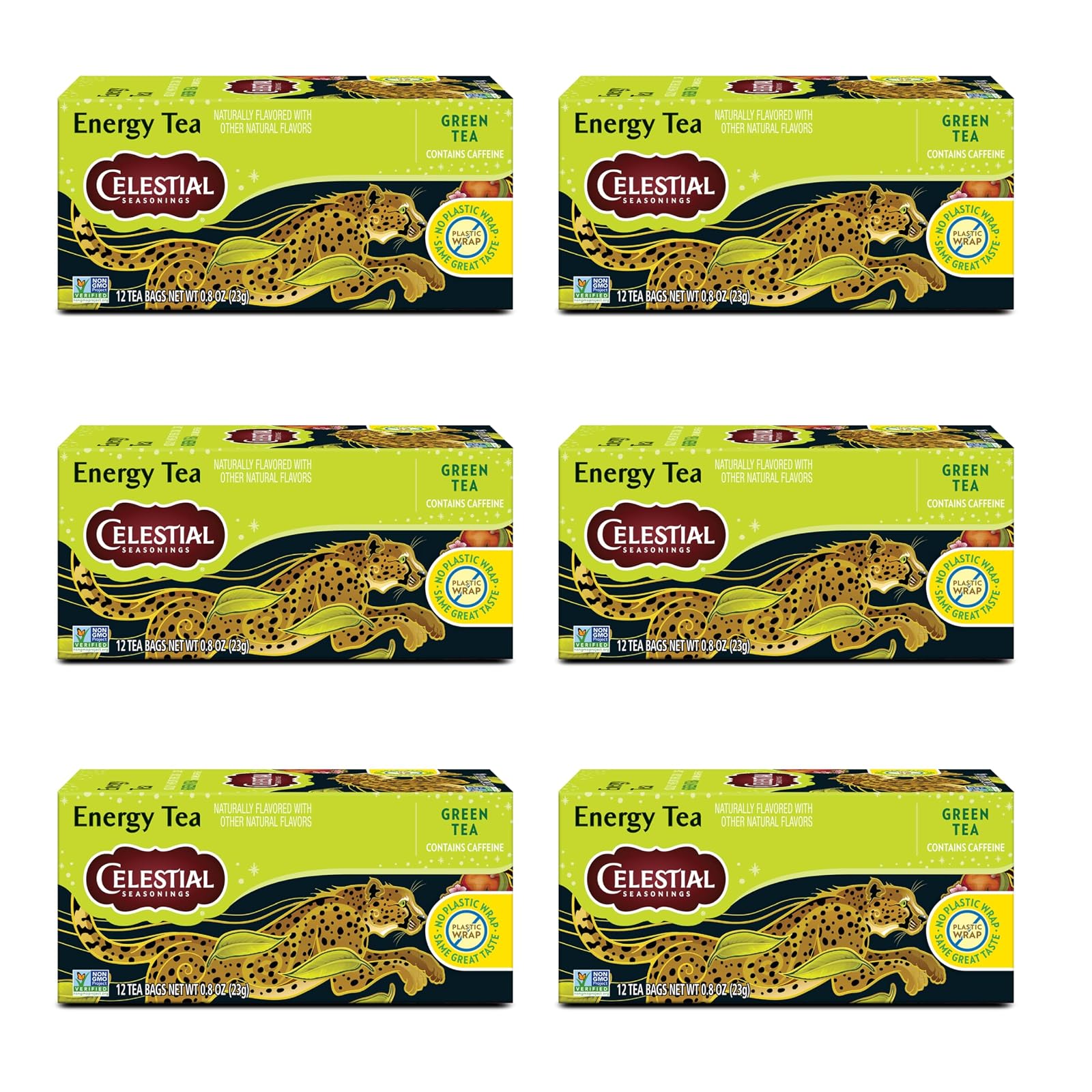 energizing green tea bags