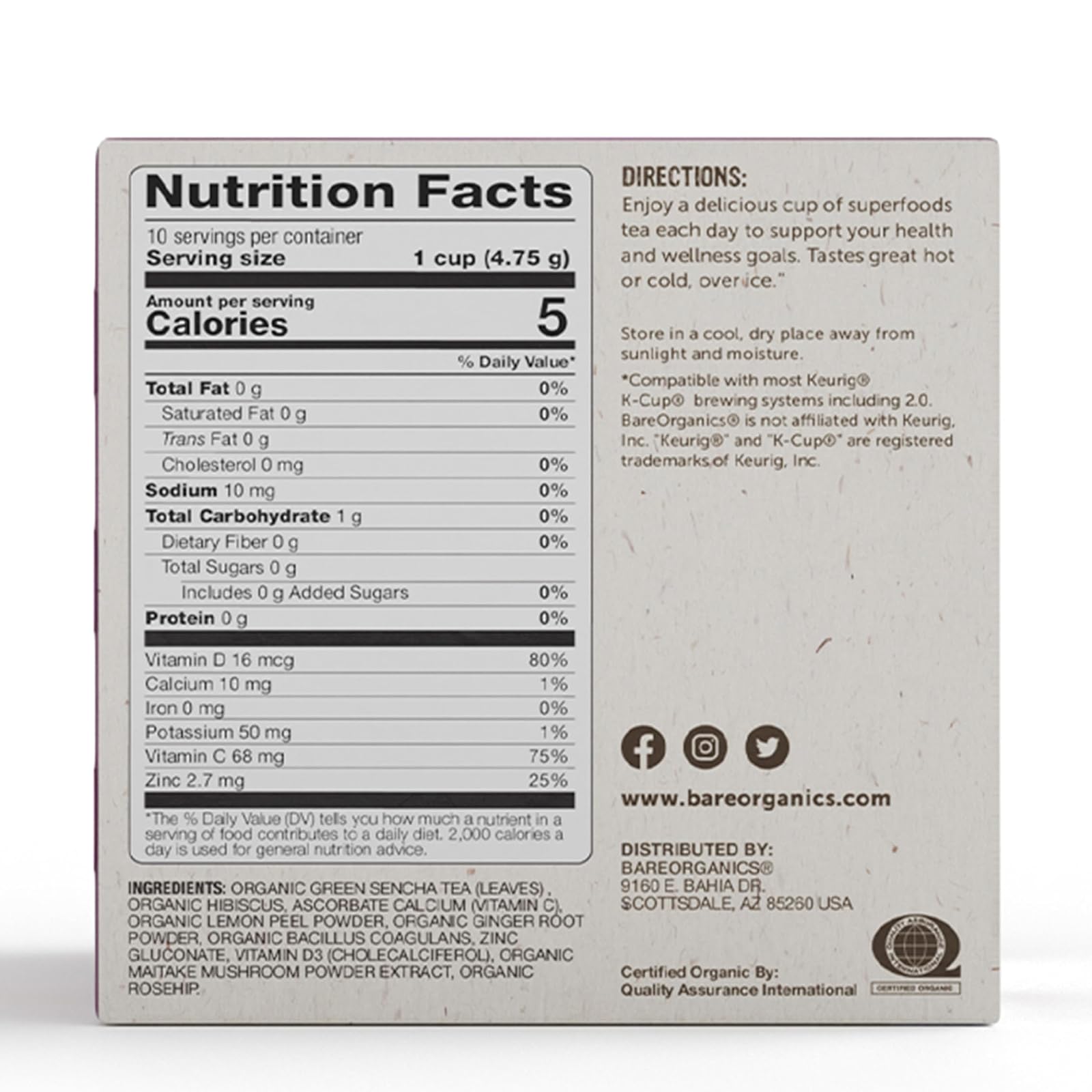 energizing green tea extract
