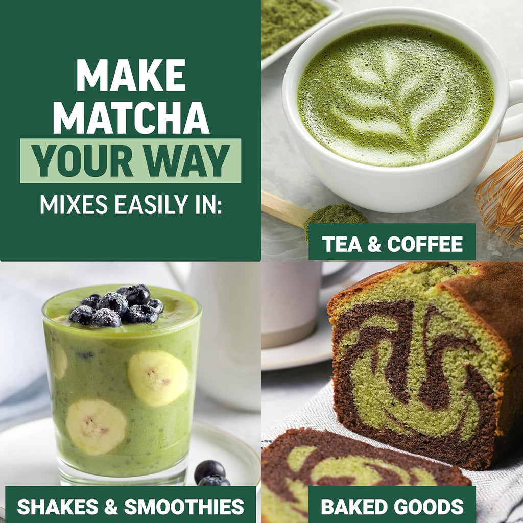 energizing green tea powder supplement