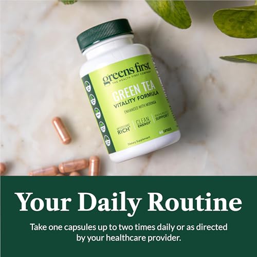 energizing green tea with moringa