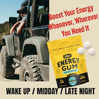 Energizing gum with vitamin B