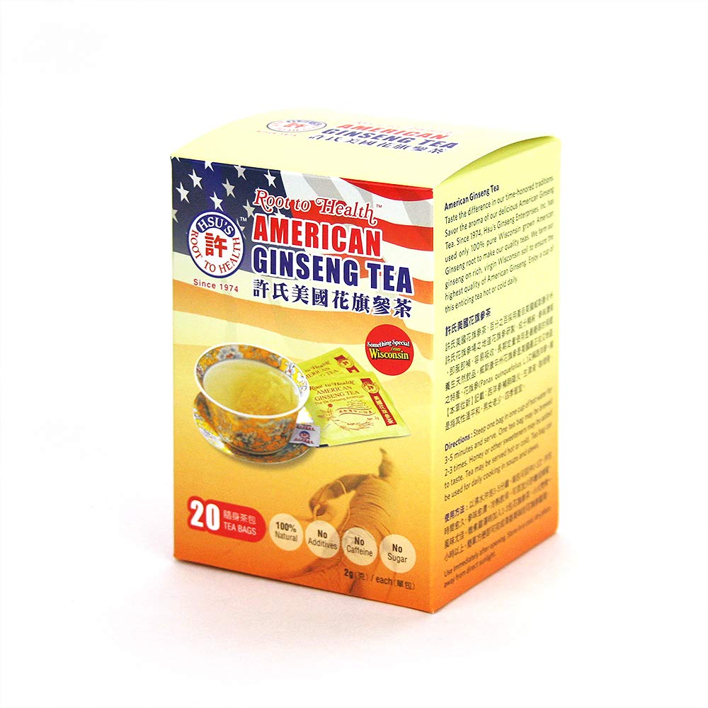 energizing herbal American ginseng tea