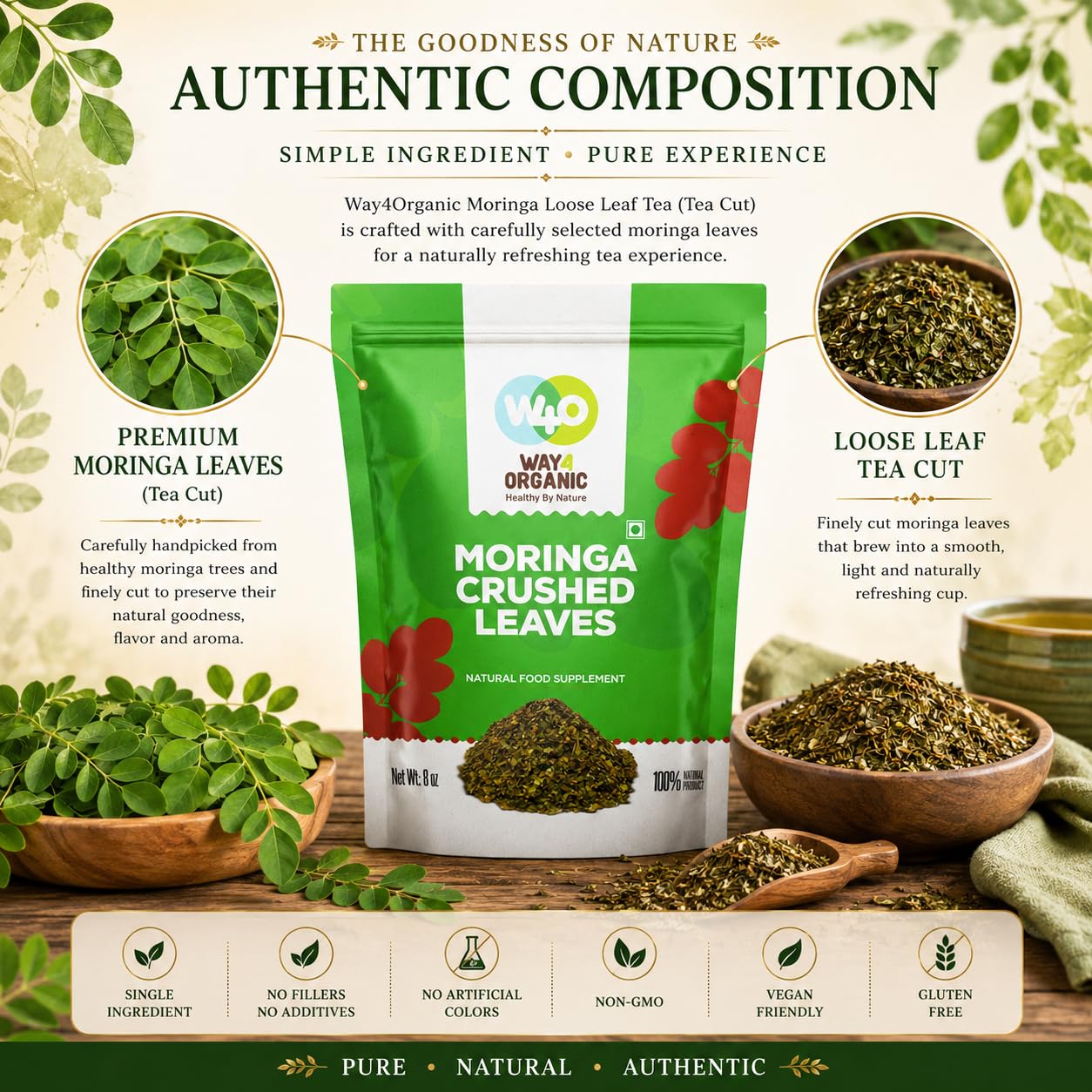 energizing herbal moringa tea