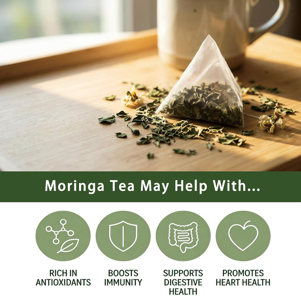 energizing herbal Moringa tea