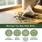 energizing herbal Moringa tea