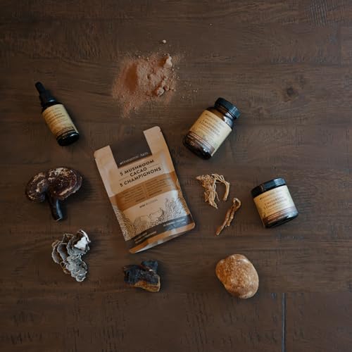 energizing herbal mushroom beverage